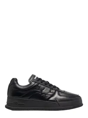 Dsquared2 Logo-print Lace-up Sneakers - Black
