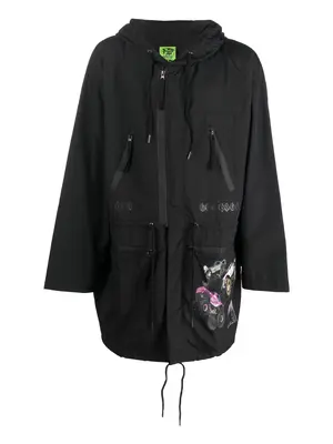 GARBAGE TV GARBAGE TV Graphic-Print Raincoat