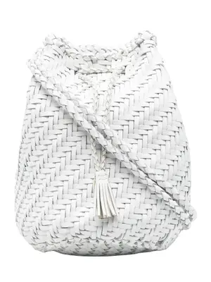 Dragon Diffusion DRAGON DIFFUSION Pompom Double-Jump Bucket Bag White