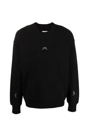 A-COLD-WALL* Logo-print Crew Neck Sweatshirt - Black