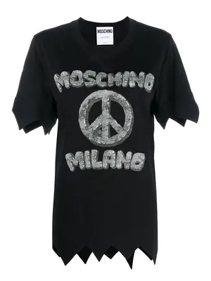 Moschino Print T-shirt - Black