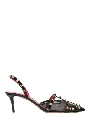 Valentino Garavani 70mm Rockstud Alcove Pumps - Black