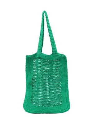 Faithfull The Brand Crochet Tote Bag - Green