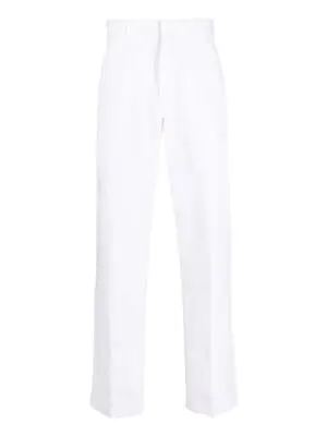 Dickies Rear Logo-patch Trousers - White