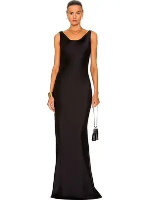 Norma Kamali Maria Gown - Black