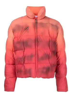ERL Padded Gradient-effect Jacket - Red