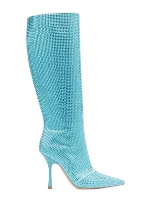 Liu Jo Crystal-embellished Knee-high Boots - Blue