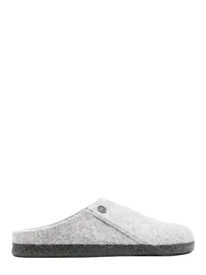 BIRKENSTOCK Zermatt Wool Felt Slippers - Grey