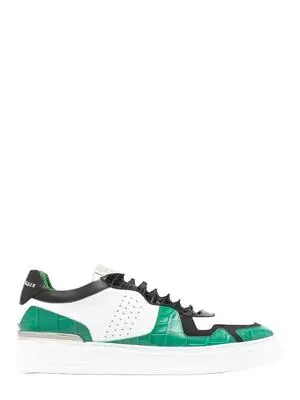 Philipp Plein Colour-block Low-top Sneakers - Green