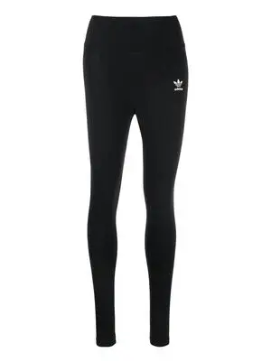 Adidas Trefoil Logo Cotton Leggings - Black