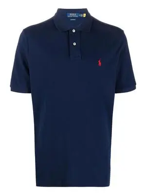 Polo Ralph Lauren Embroidered Logo Polo Shirt Blue