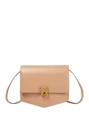Alaïa Le Papa Large Leather Crossbody Bag - Pink