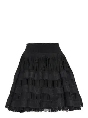 Alaïa Alaïa Crinoline Mini Skirt Black