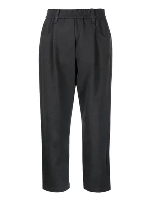 Brunello Cucinelli Mid-rise Trousers - Black