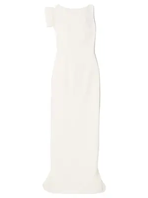 Safiyaa Celestia Draped Gown - Ivory