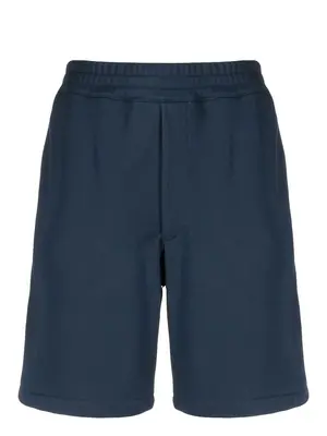 Alexander McQueen Alexander McQueen Logo-Tape Track Shorts Blue