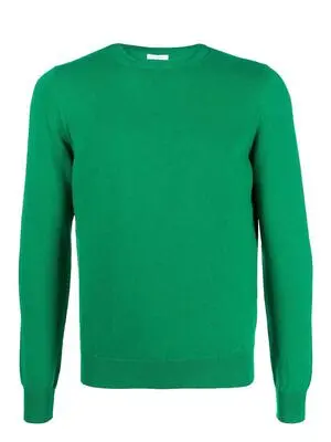 Malo Round-neck Knit Jumper - Green
