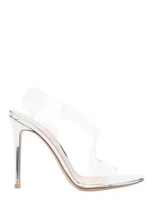 GIANVITO ROSSI 105mm Metropolis Sandals Silver