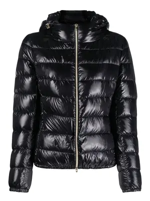 Herno Down-feather Padded Jacket - Black