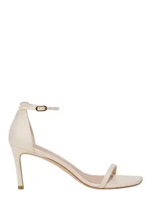 STUART WEITZMAN Amelina 75 Leather Sandals - Ivory