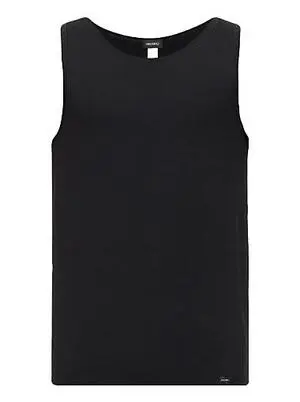 Hanro Fitted Stretch-jersey Top - Deep Black