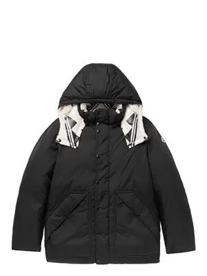 Moncler Hordelyme Reversible Hooded Down Jacket - Black