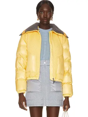 Moncler Arpont Bomber Jacket - Yellow