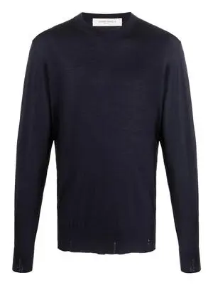 GOLDEN GOOSE Logo-Patch Wool Jumper