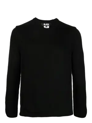 BLACK COMME DES GARÇONS BLACK COMME DES GARÇONS Crew-Neck Reversible Jumper