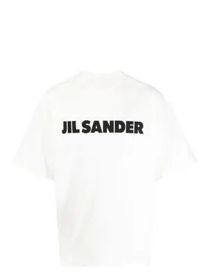 JIL SANDER Logo-print Cotton T-shirt - White