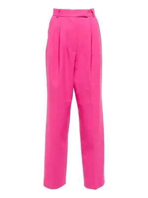 THE FRANKIE SHOP Bea High-rise Straight Trousers - Pink