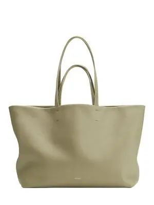 Cuyana Leather Tote Bag Pine