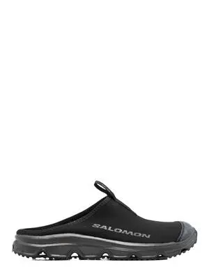 SALOMON Logo Closed-toe Slides - Black