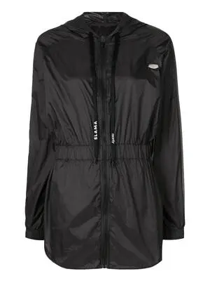 AMIR SLAMA Hooded Lightweight Jacket - Black