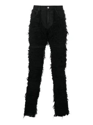 1017 Alyx 9sm Textured Cotton Trousers - Black