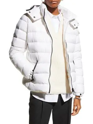 Moncler Bady Puffer Jacket White