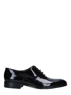 LOAKE Patent Leather Oxford Shoes - Black