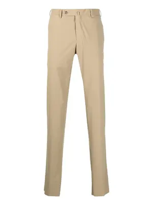 PT TORINO Pressed-crease Tailored Trousers - Neutrals