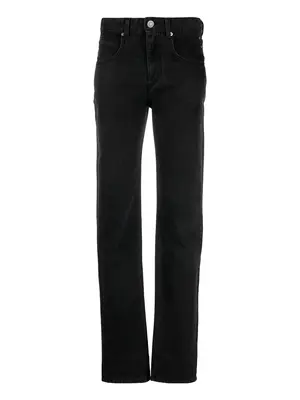 MARANT ETOILE Vendelia Straight-leg Jeans - Black