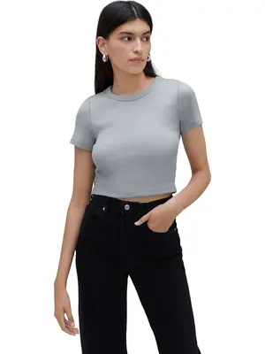 Everlane 90s Ribbed T-Shirt Sky