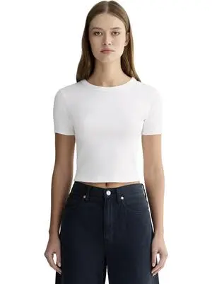 Everlane 90s Ribbed T-Shirt White