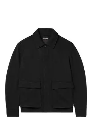 Zegna Felt Chore Jacket - Black