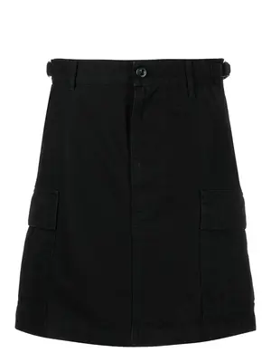 Balenciaga A-line Cargo Skirt - Black