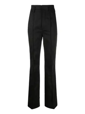 Saint Laurent High-waist Tailored Trousers - Black