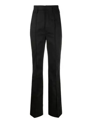 Saint Laurent High-waist Tailored Trousers - Black