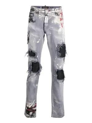 Philipp Plein Rock Star Denim Jeans - Blue