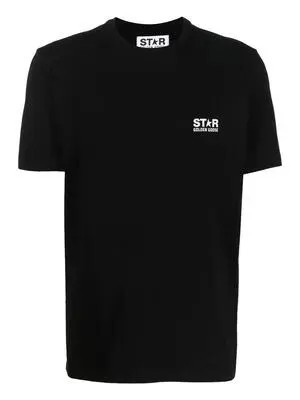 GOLDEN GOOSE Short Sleeve T-shirt - Black