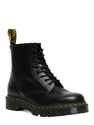 Dr. Martens 1460 Bex Leather Lace-up Boots - Black