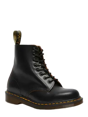 Dr. Martens 1460 Vintage Made Combat Boots - Black