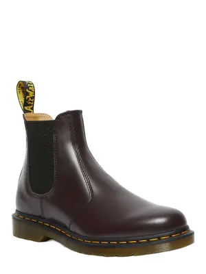 Dr. Martens Dr. Martens 2976 Smooth Leather Chelsea Boots Red,purple